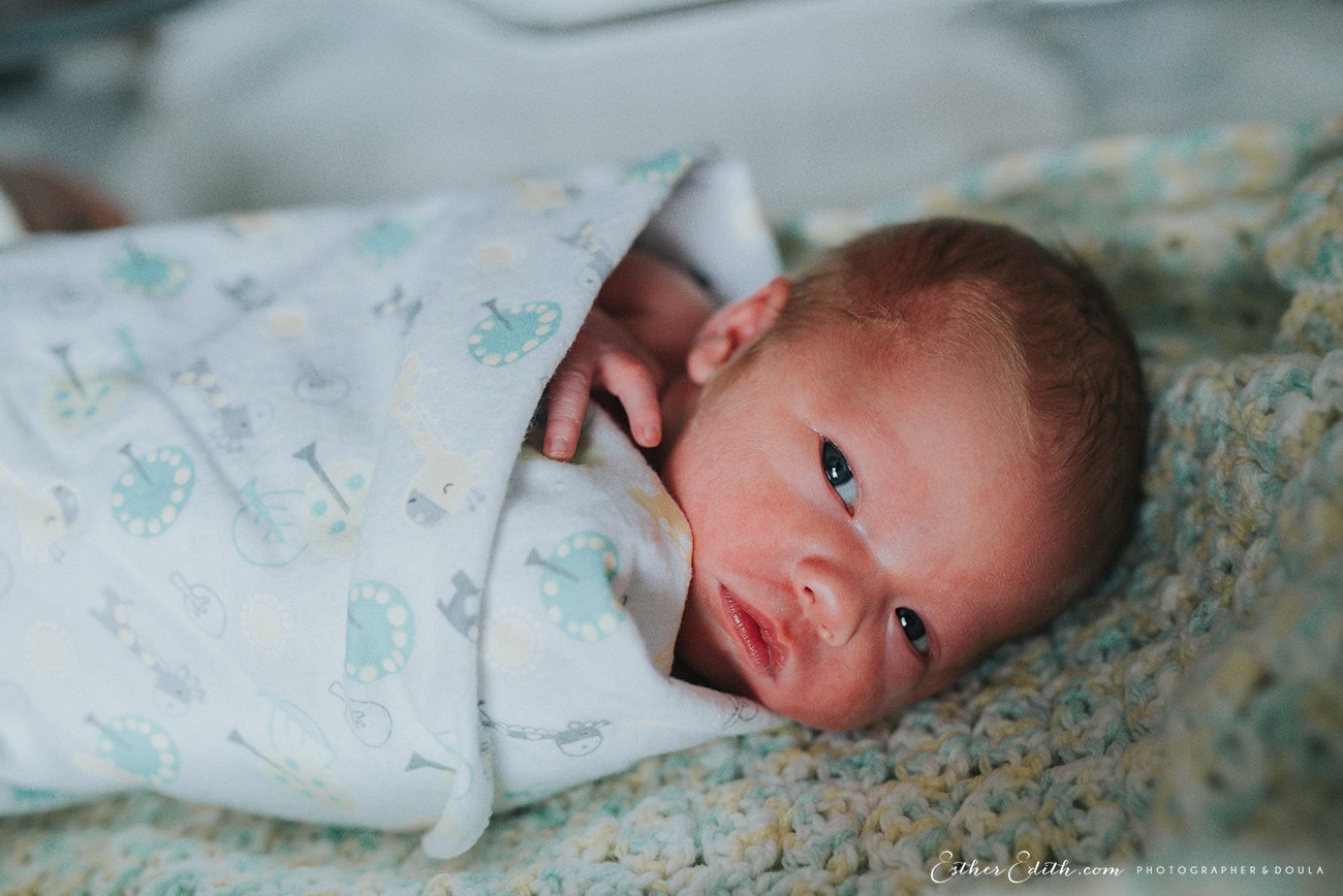 Fresh Baby Newborn Birth Photos Spokane and Coeur d'Alene, Esther Edith ...